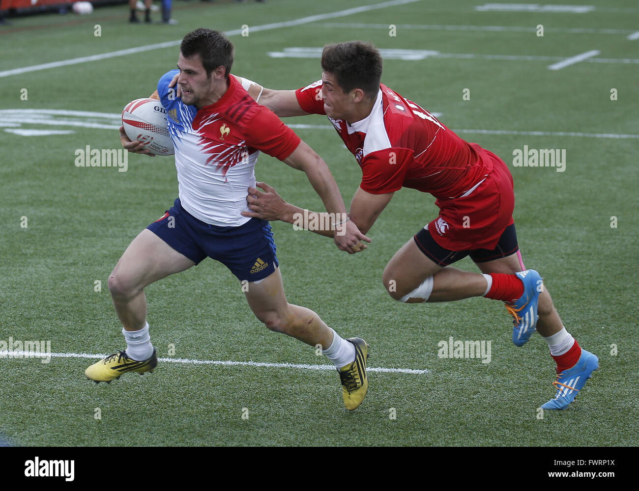 2016 USA Sevens Final Day at Sam Boyd Stadium Featuring: Russia, France ...