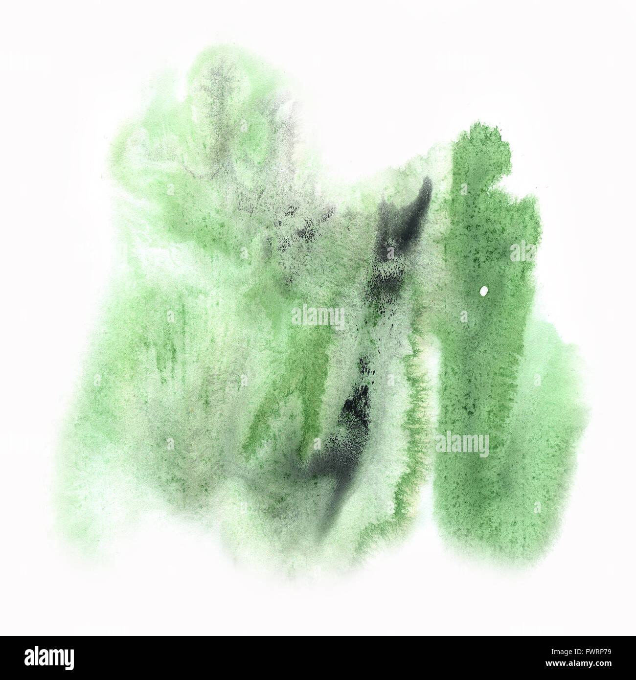 color spot green macro blotch texture isolated white background Stock ...