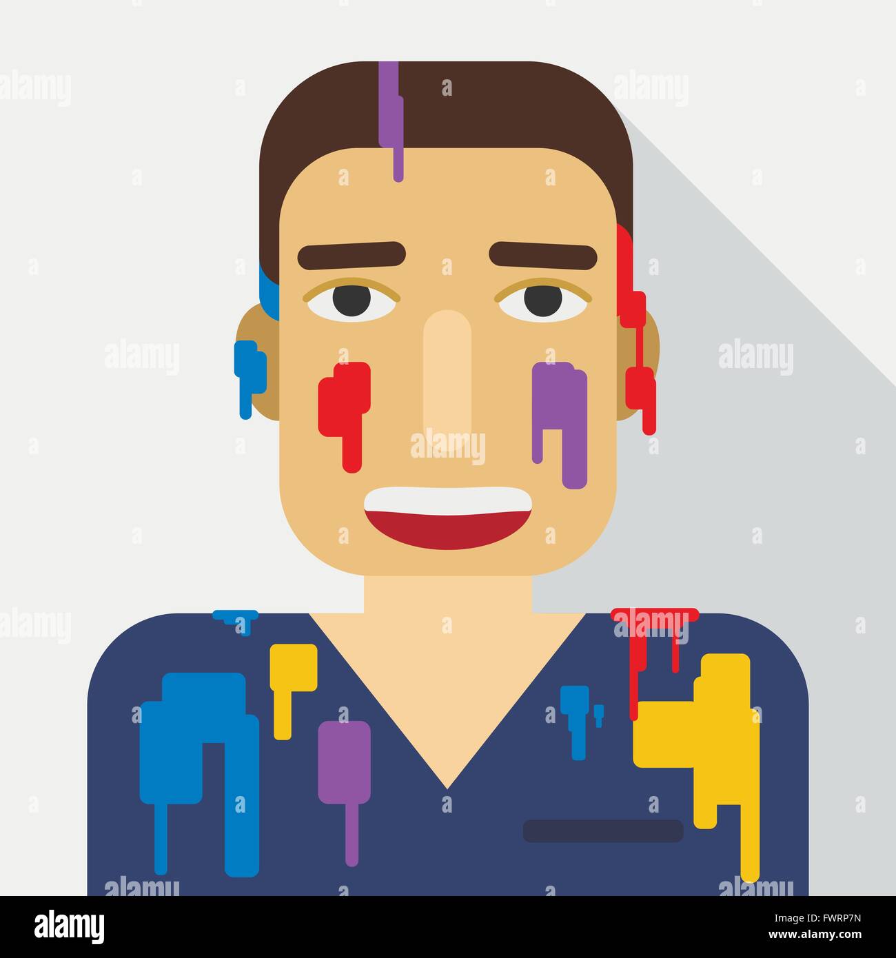 Indian man diwali festival Stock Vector Images - Alamy