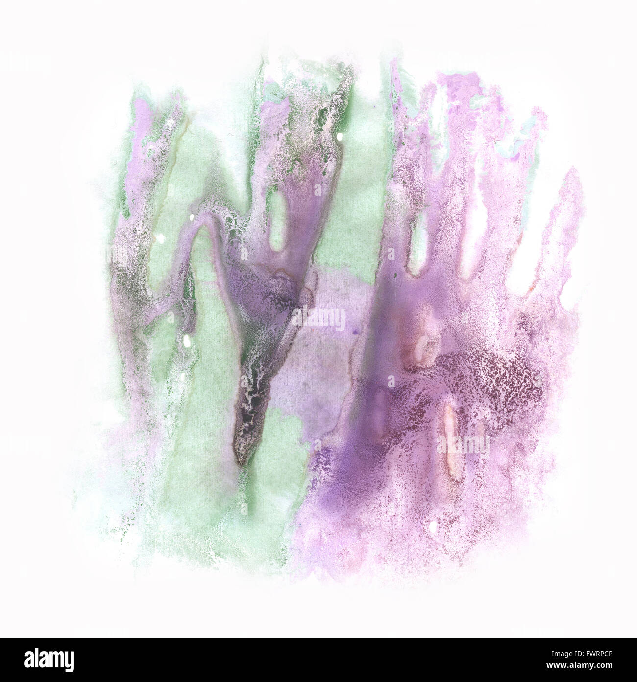 color spot macro purple green blotch texture isolated white background ...