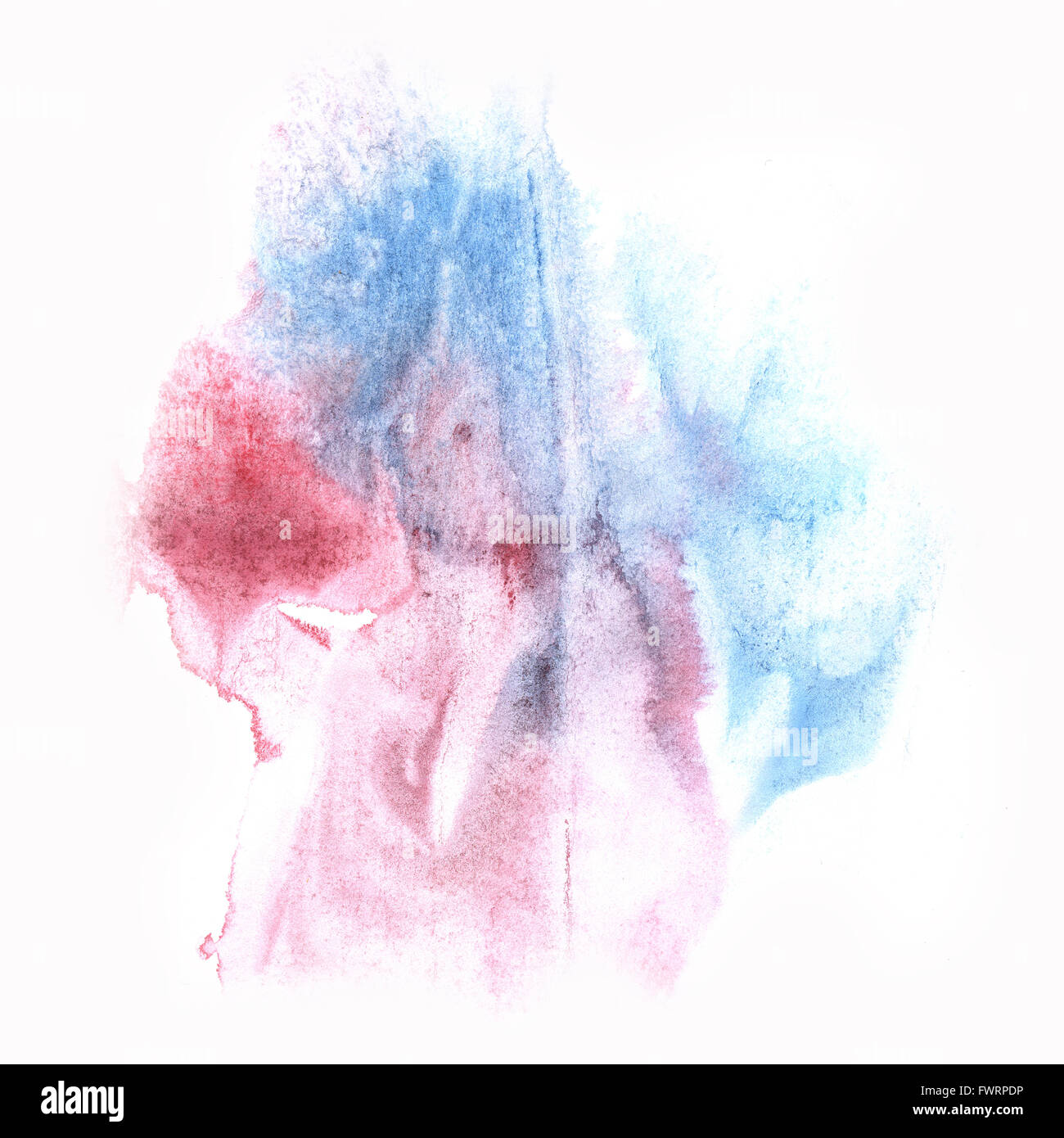 ink blue red splatter watercolour dye liquid watercolor macro spot ...