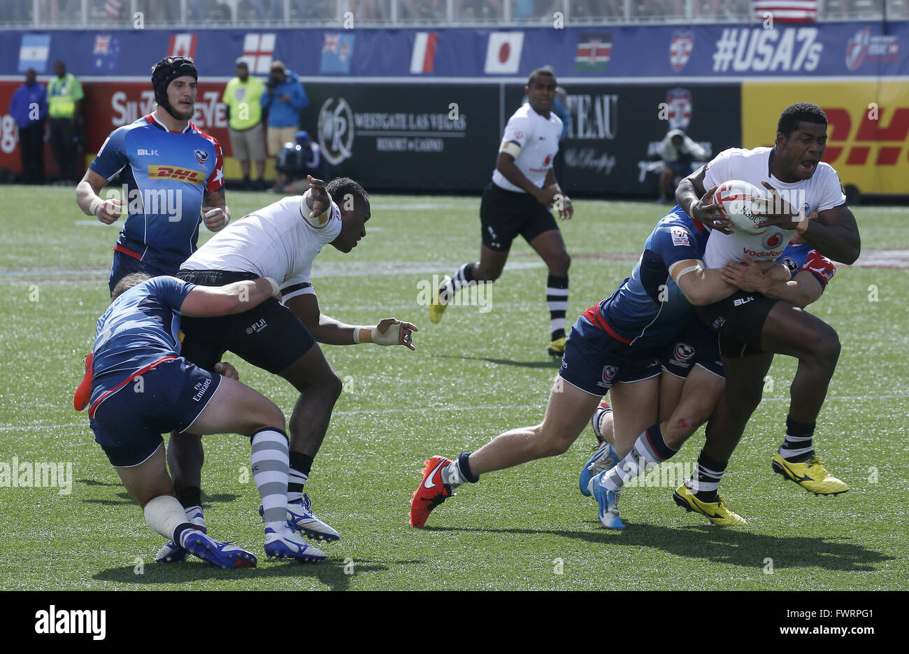 2016 USA Sevens Final Day at Sam Boyd Stadium Featuring: USA, Fiji ...