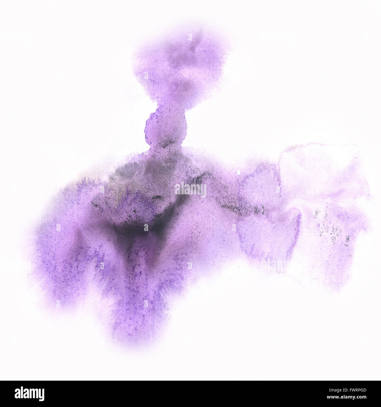 ink splatter watercolour black purple dye liquid watercolor macro spot ...