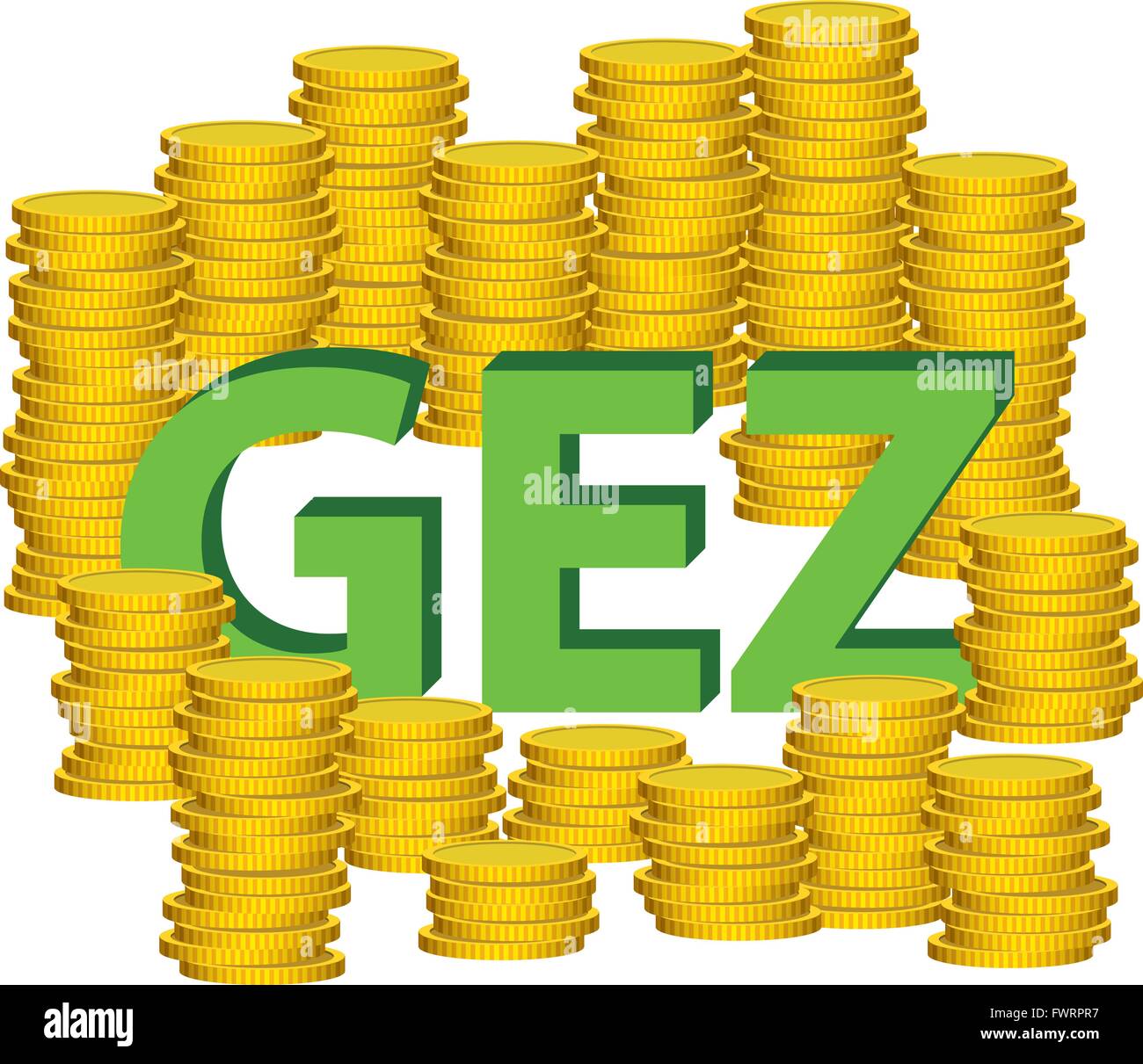 Illustration Graphic Vector Money GEZ for the creative use in graphic ...
