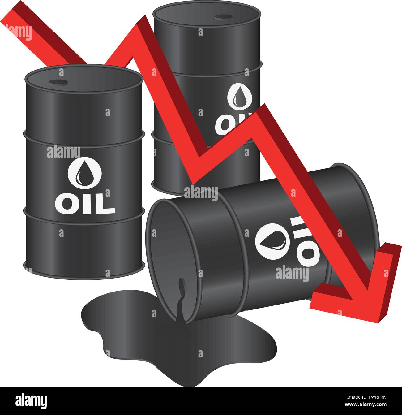 Illustration Graphic Vector Price of Oil for the creative use in ...