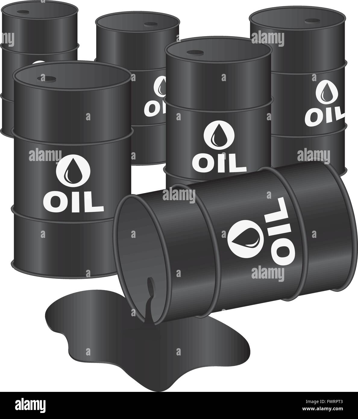 Barrel of oil vectors hi-res stock photography and images - Alamy