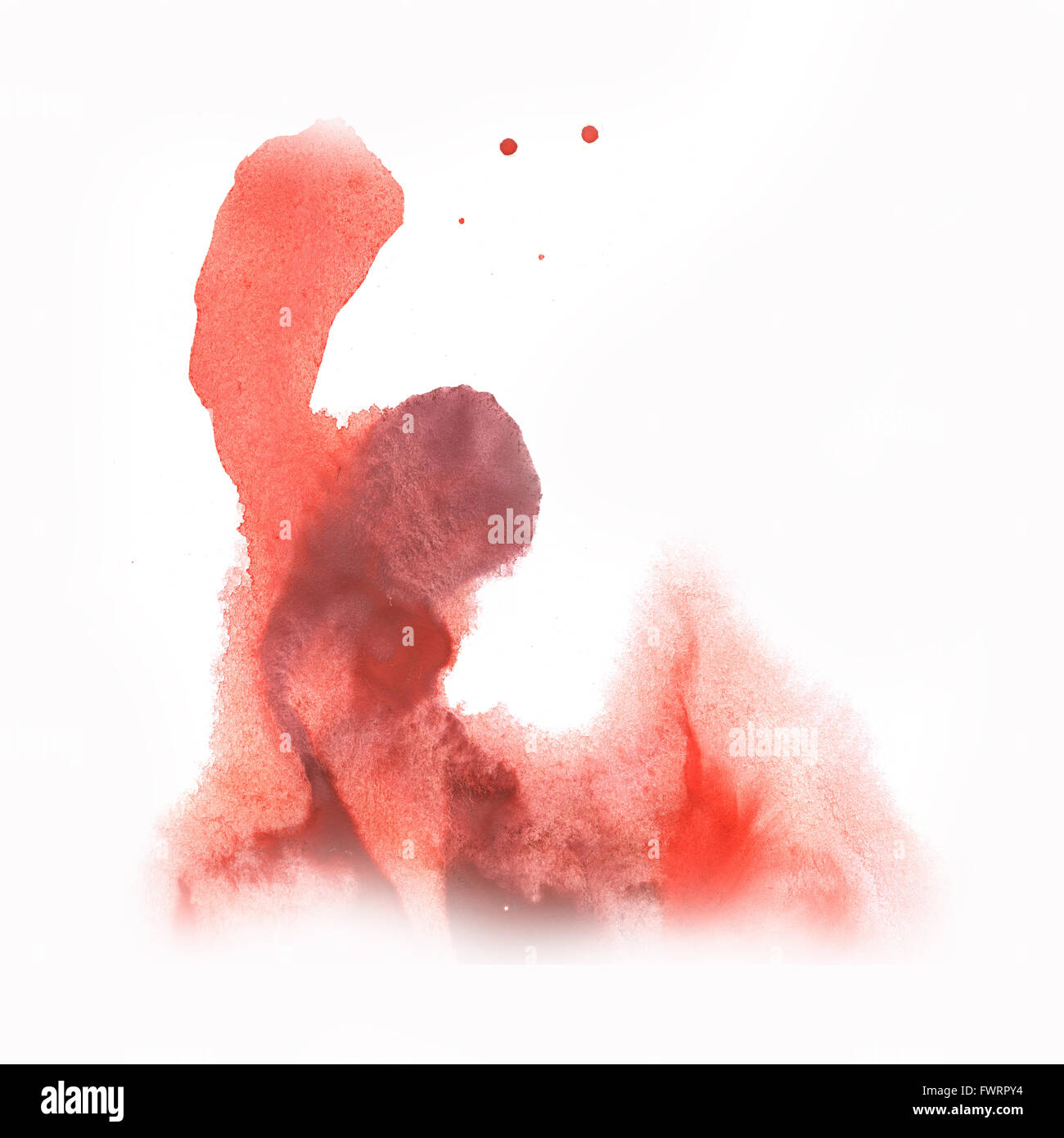 ink splatter watercolour red dye liquid watercolor macro spot blotch ...