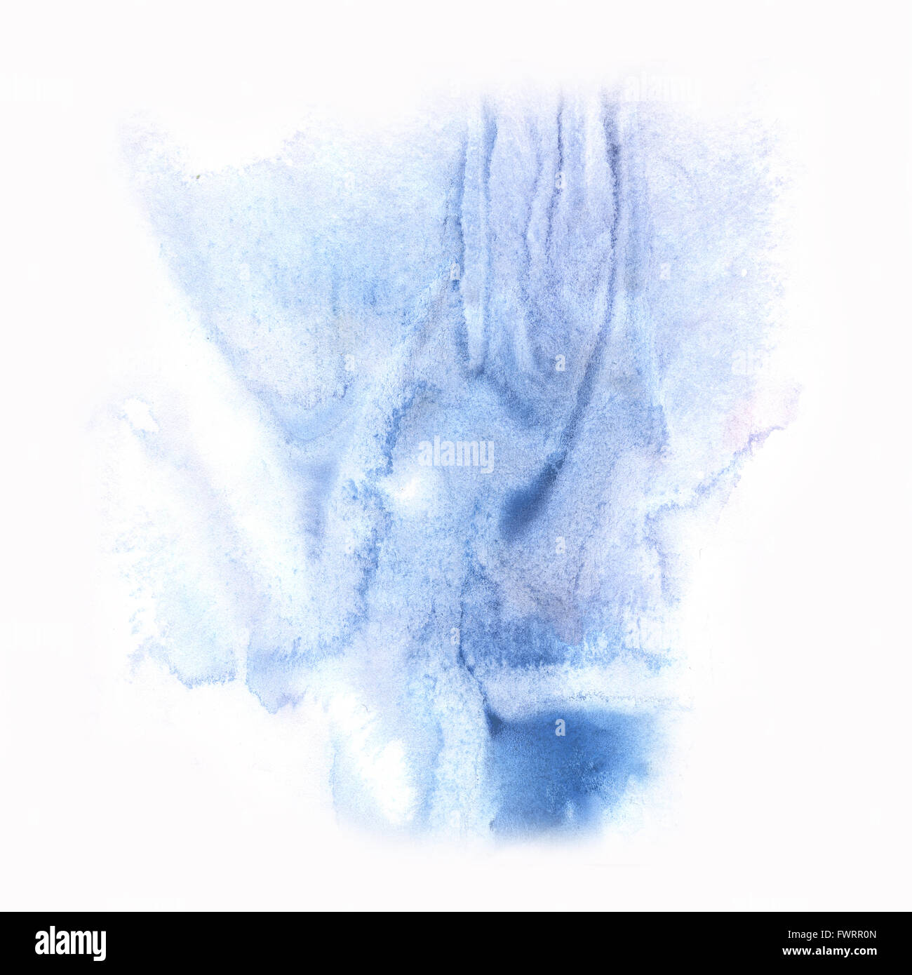 macro blue spot blotch texture isolated on a white background Stock ...