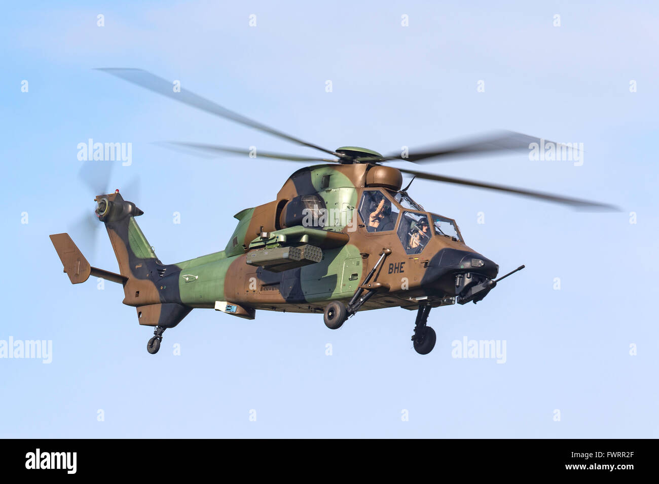 Eurocopter EC-665 Tigre (Tiger) armed reconnaissance helicopter of the ...