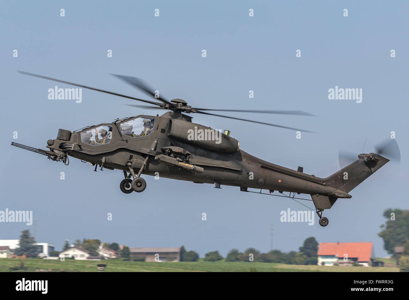 Italian Army Agusta A-129C Mangusta (Mongoose) attack helicopter ...