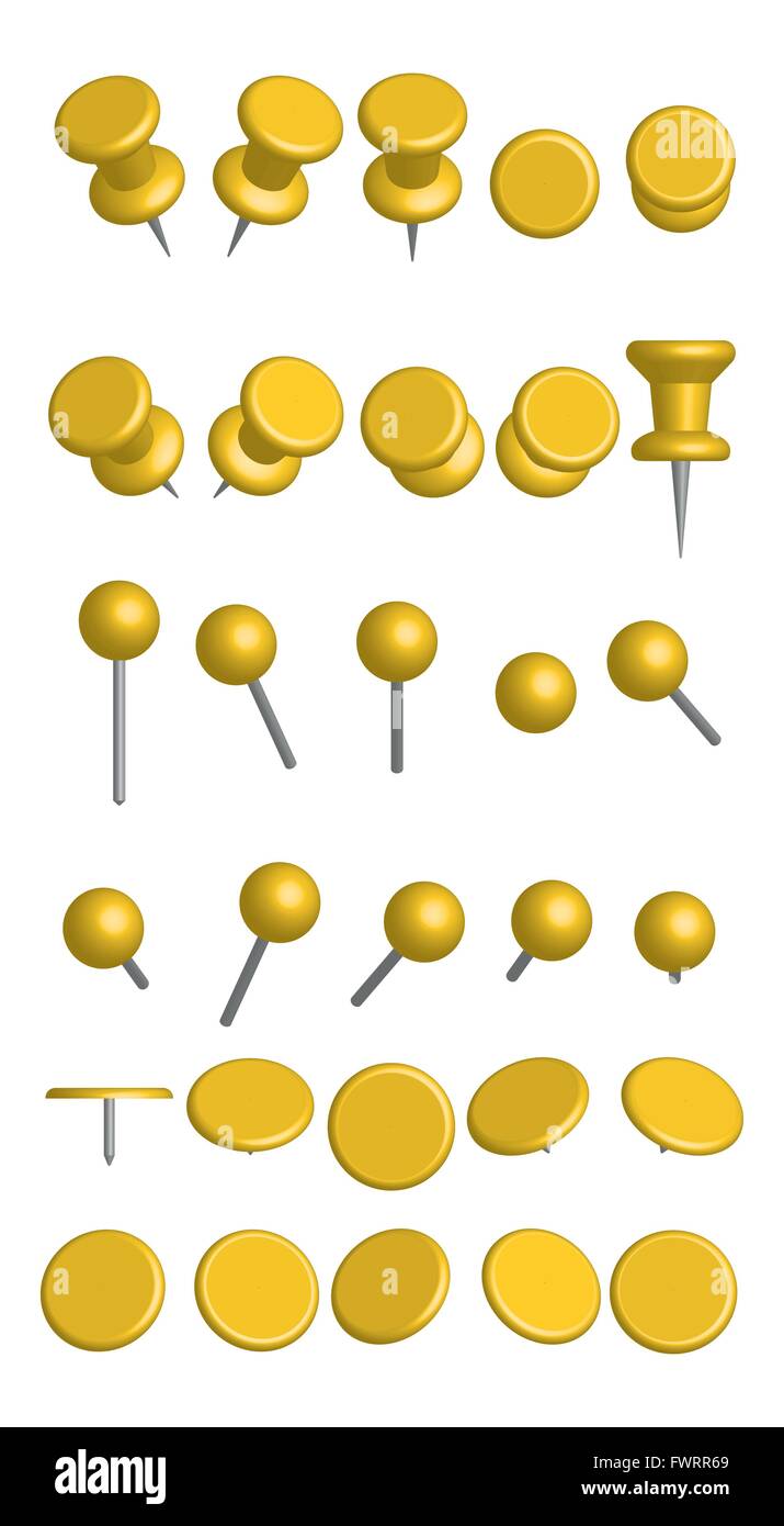 Illustration Vector Graphic Collection Pin for the creative use in ...