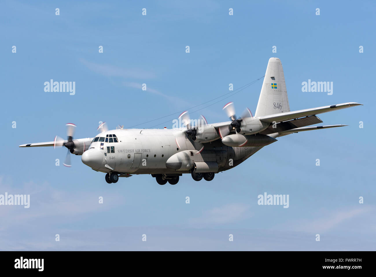 Swedish Air Force (Flygvapnet) Lockheed C-130H Hercules transport ...