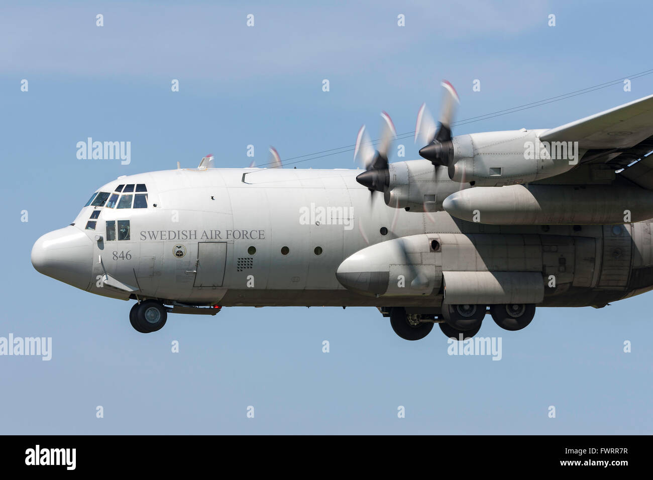 Swedish Air Force (Flygvapnet) Lockheed C-130H Hercules transport ...