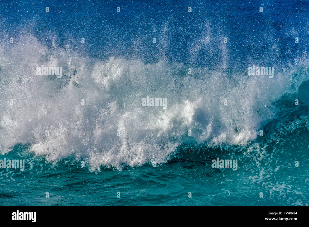 Waves off Maui Stock Photo - Alamy