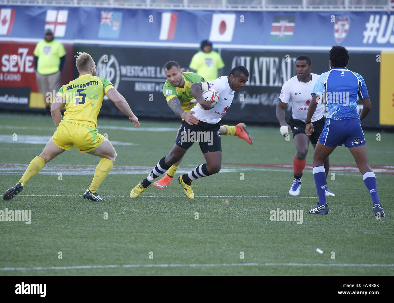 2016 USA Sevens Final Day at Sam Boyd Stadium Featuring: Australia ...