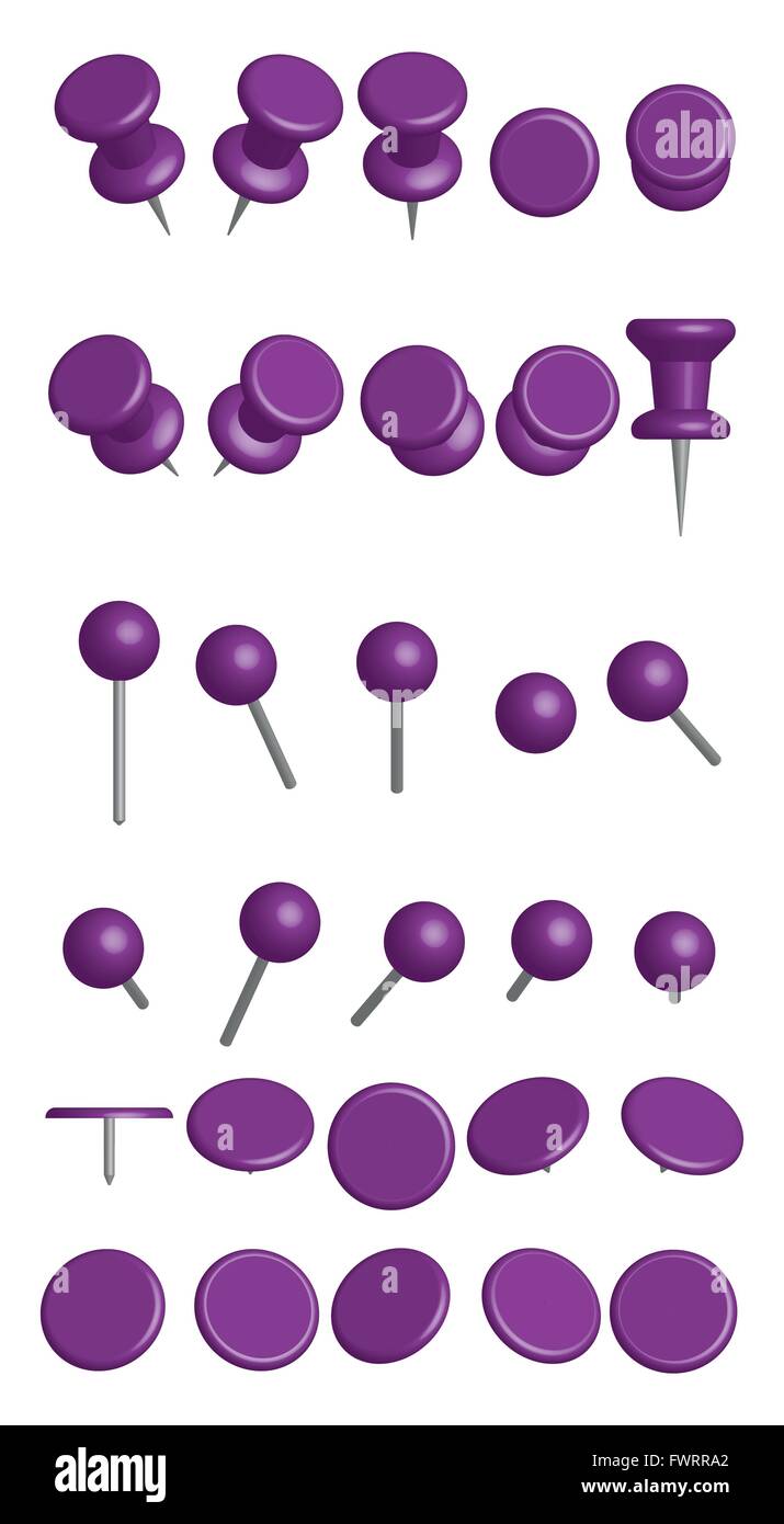 Illustration Vector Graphic Collection Pin for the creative use in ...