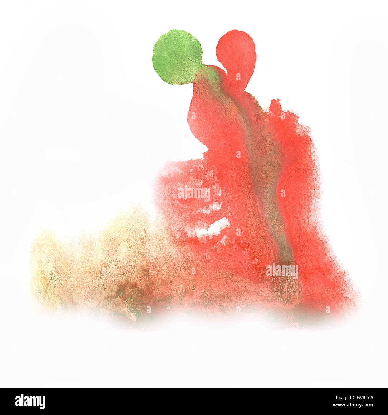 Red watercolors hi-res stock photography and images - Alamy