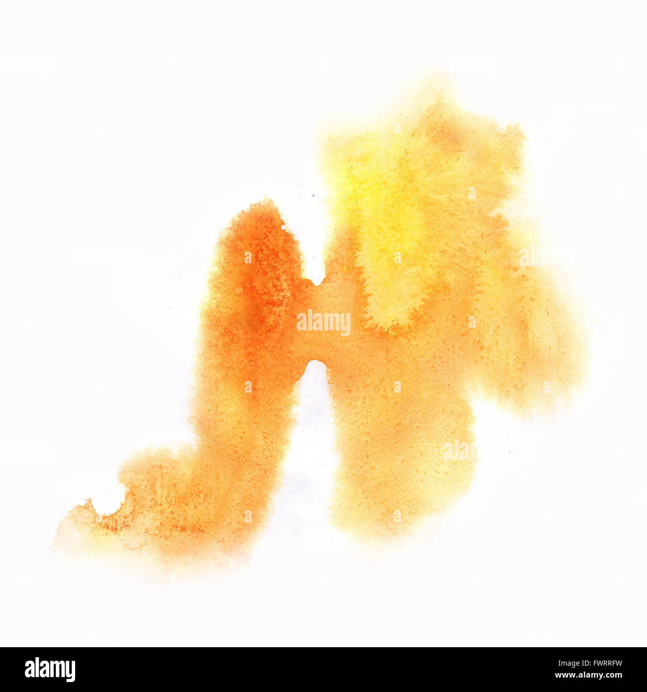 paint watercolour splatter yellow orange red watercolors spot blotch ...