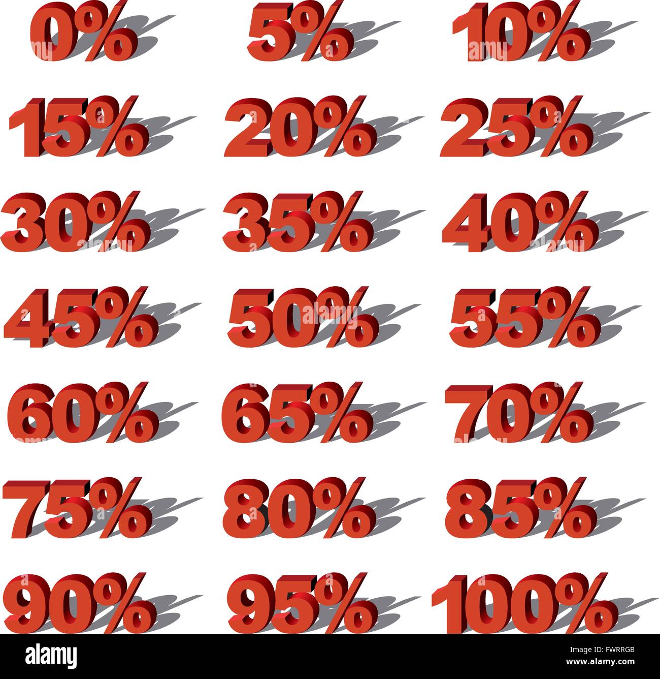 Illustration Vector Set Graphic Sale Percent for the creative use in ...