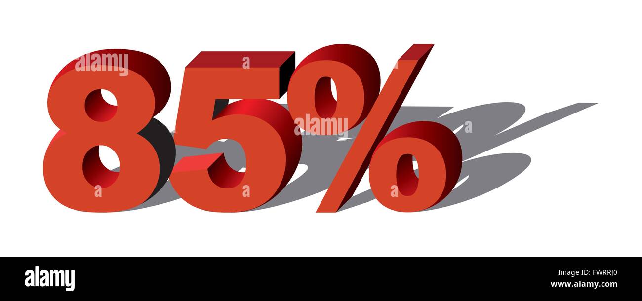Illustration Vector Graphic Sale Percent 85 for the creative use in ...