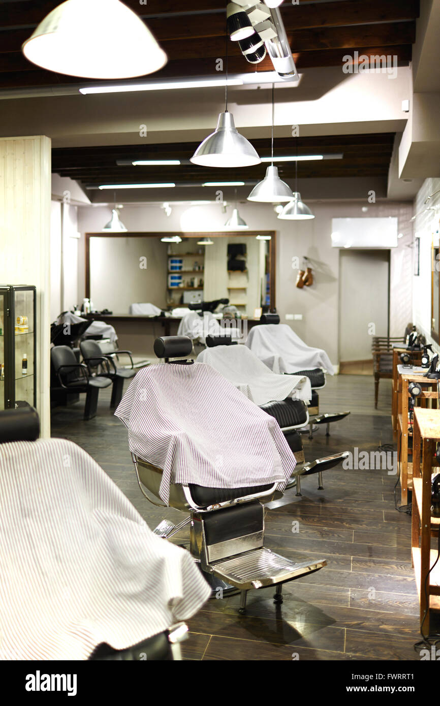Hair salon interior hi-res stock photography and images - Alamy