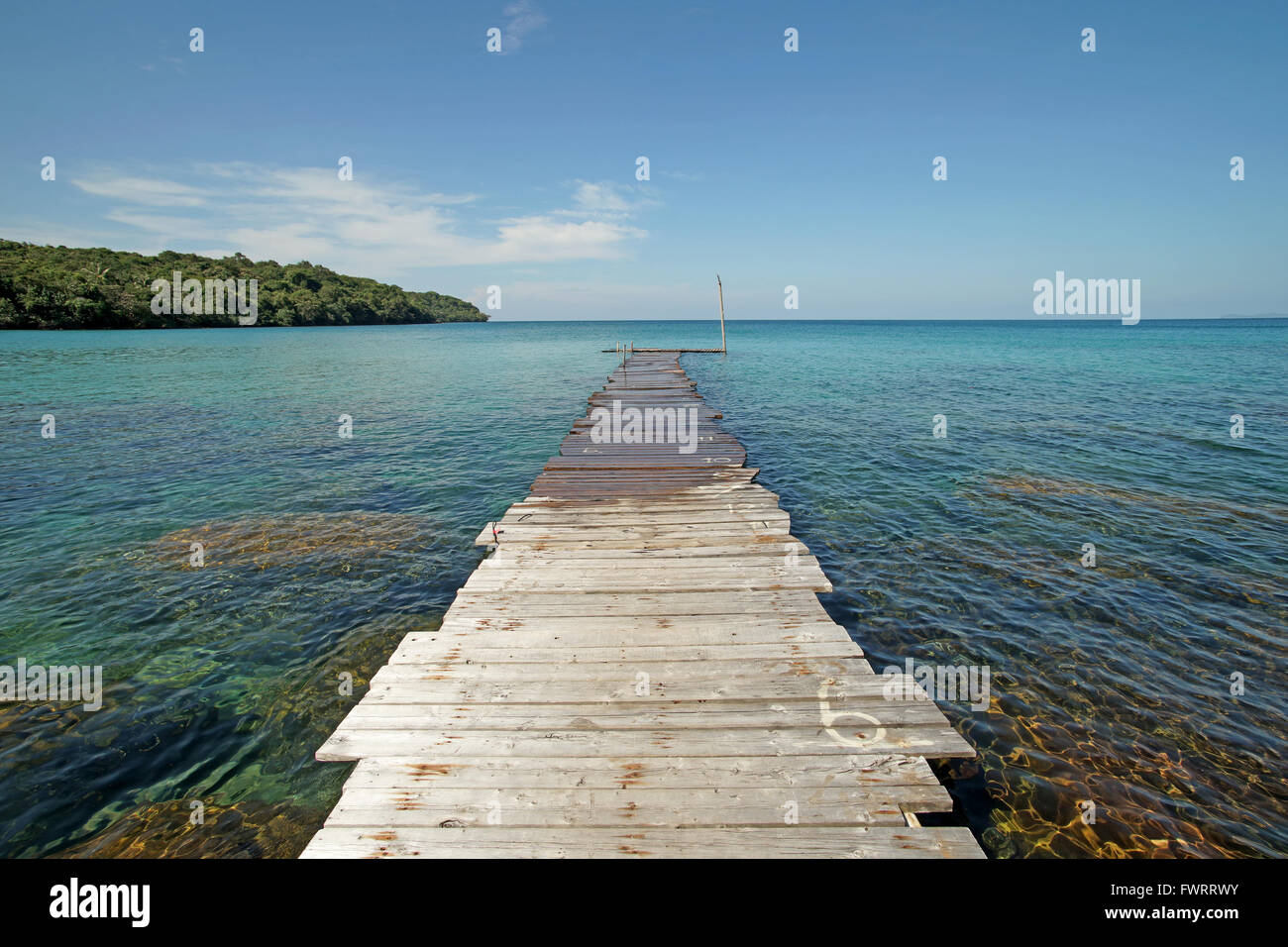 Wooden jetty on beach hi-res stock photography and images - Alamy