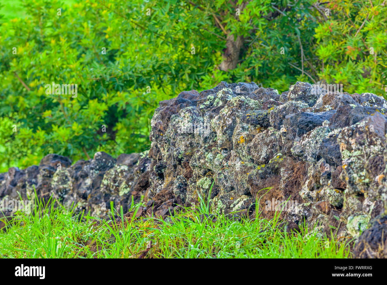 Lava rock wall hi-res stock photography and images - Alamy