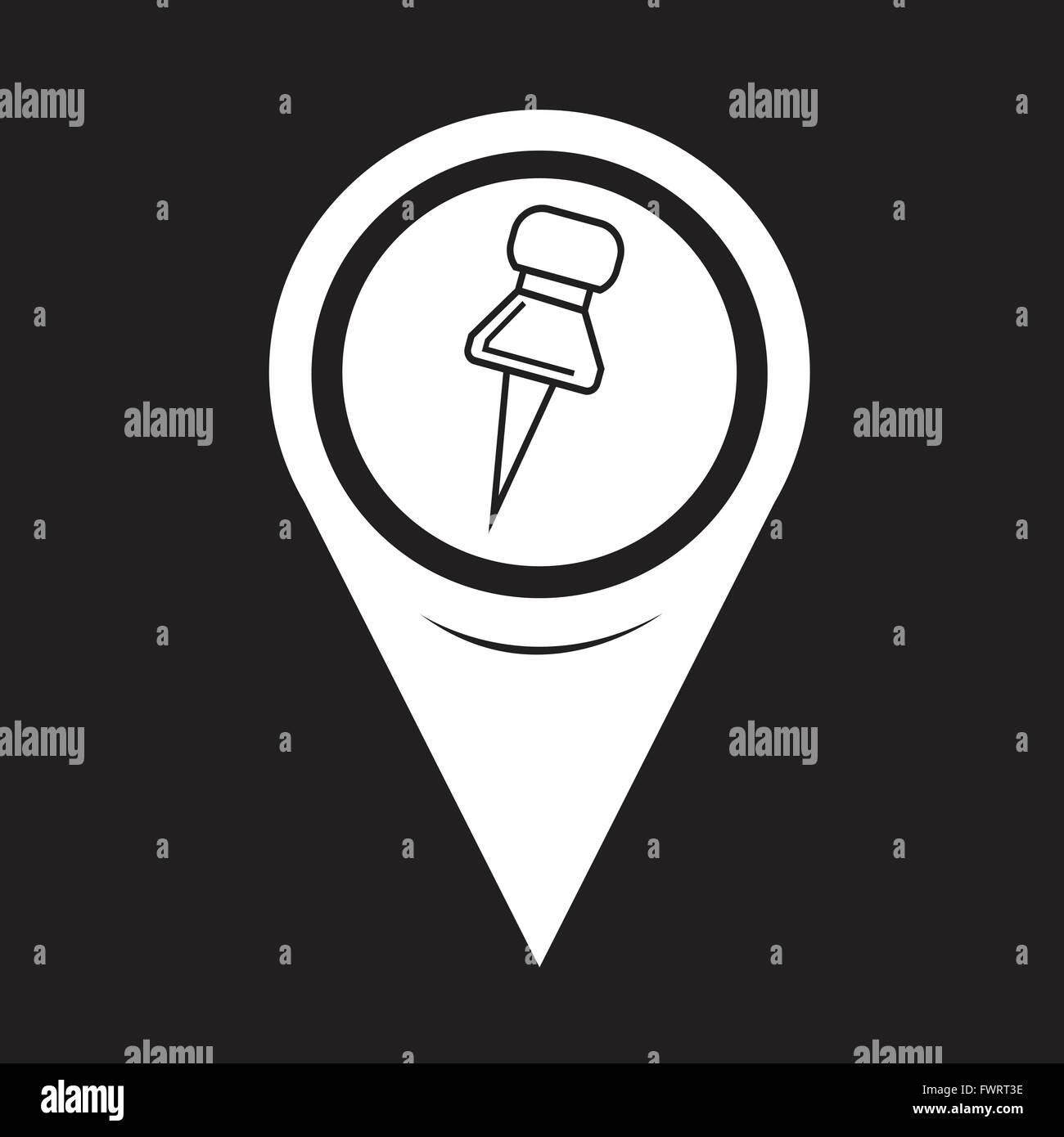 Map Pointer icon Stock Vector Image & Art - Alamy