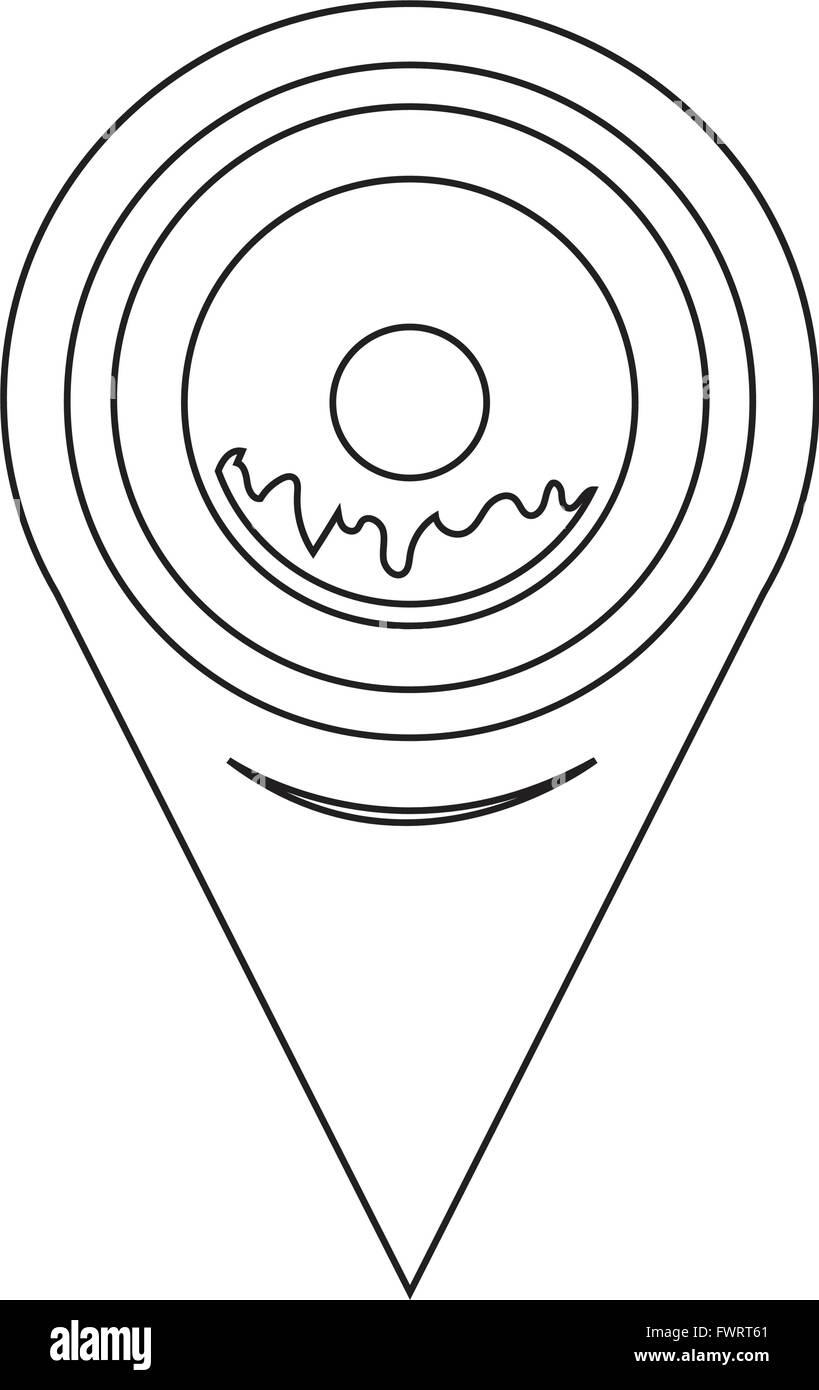 Icon donut Black and White Stock Photos & Images - Alamy