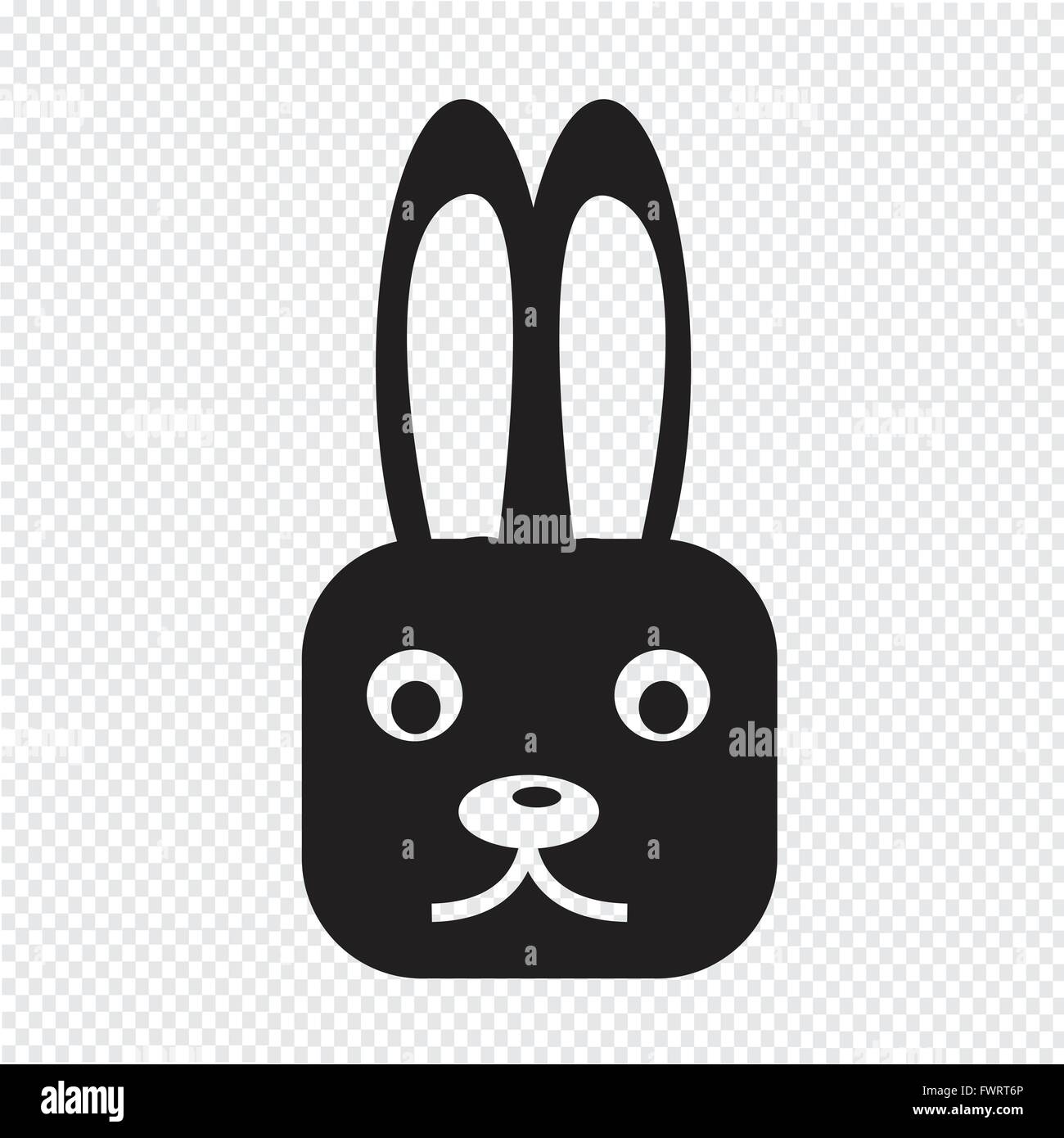 bunny rabbit icon Stock Vector Image & Art - Alamy