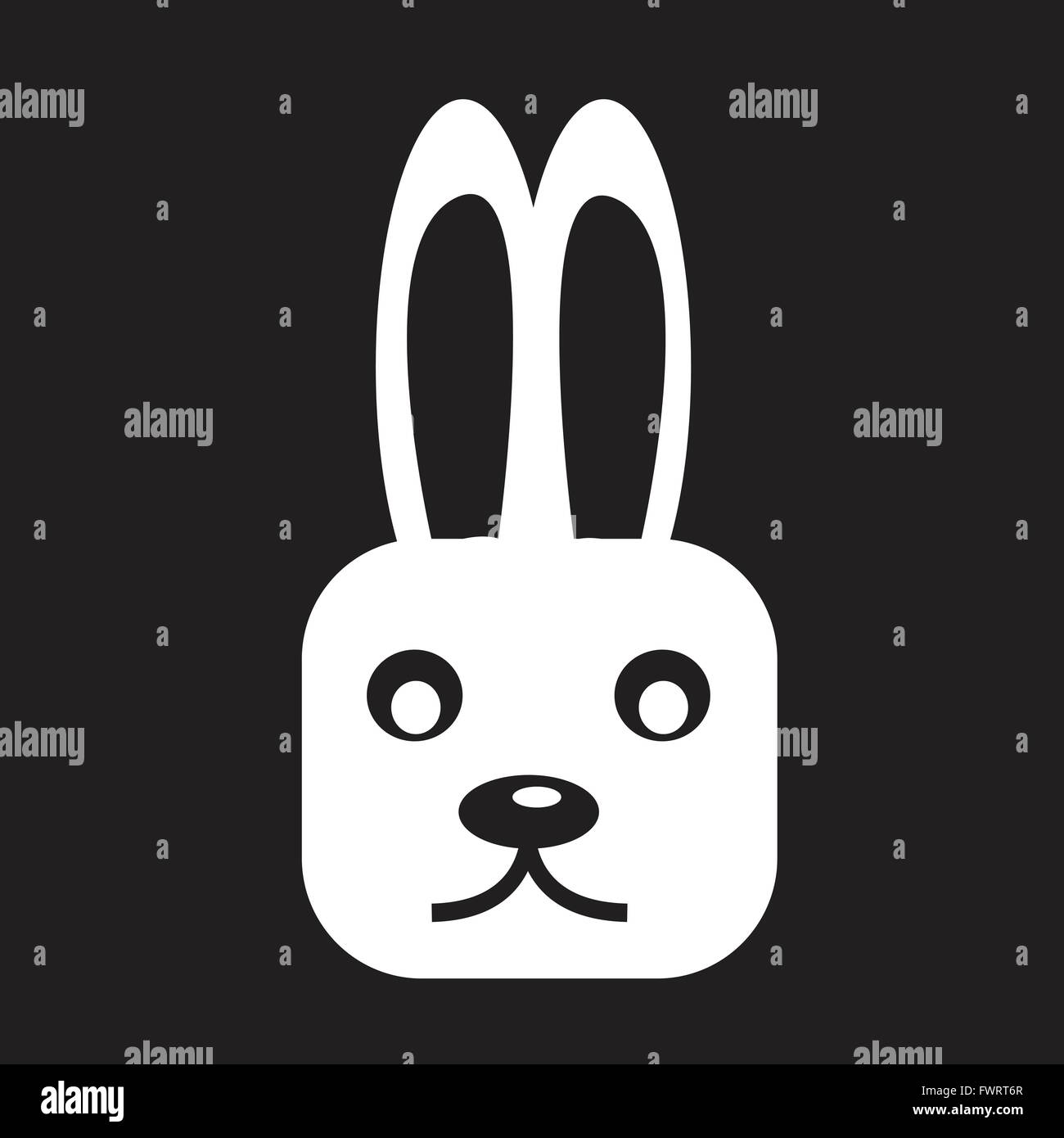 bunny rabbit icon Stock Vector Image & Art - Alamy