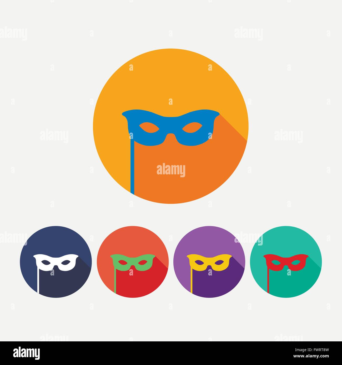 Beautiful masks carnival theater Stock Vector Images - Alamy