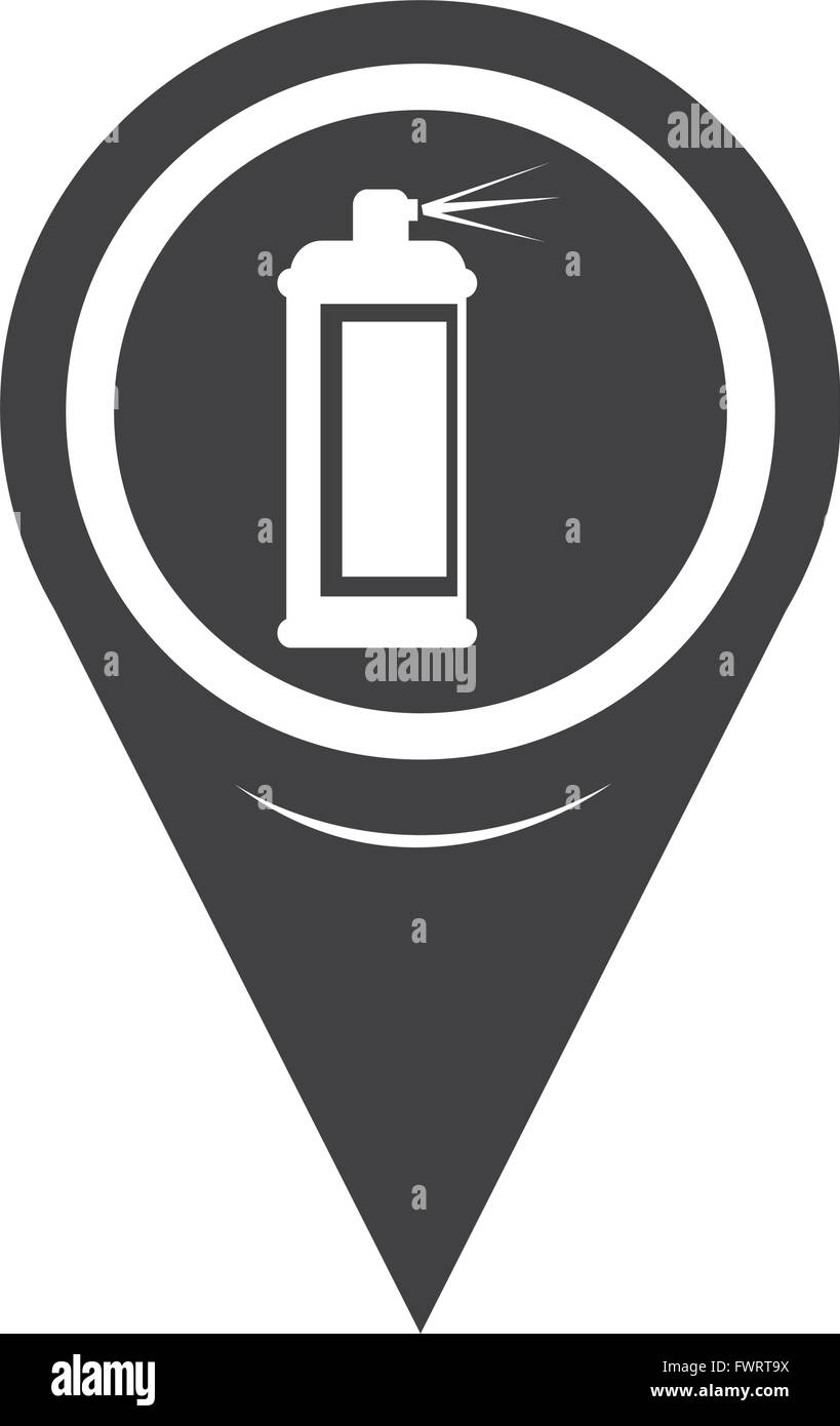 Paint spray map Stock Vector Images - Alamy