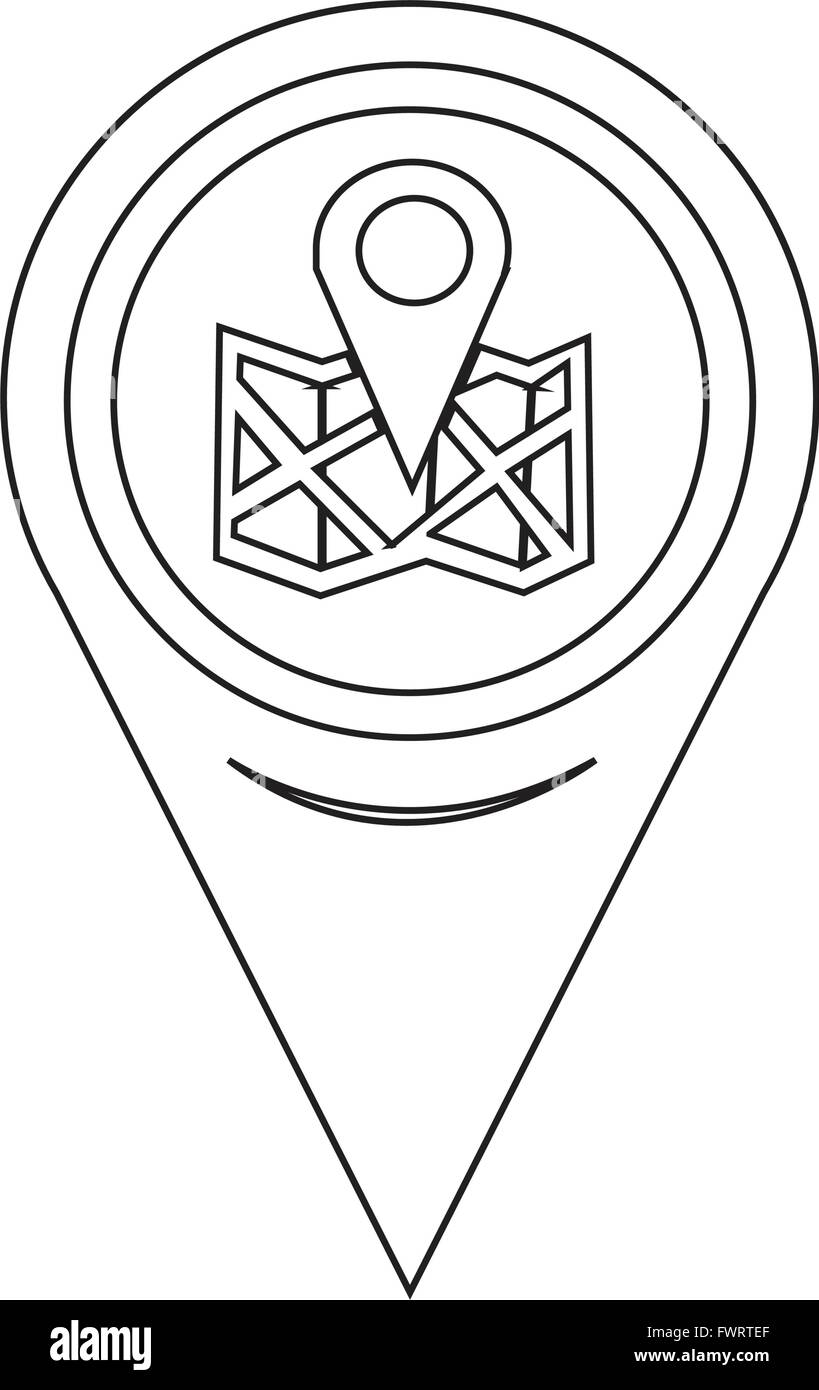 Map Pointer location icon Stock Vector Image & Art - Alamy