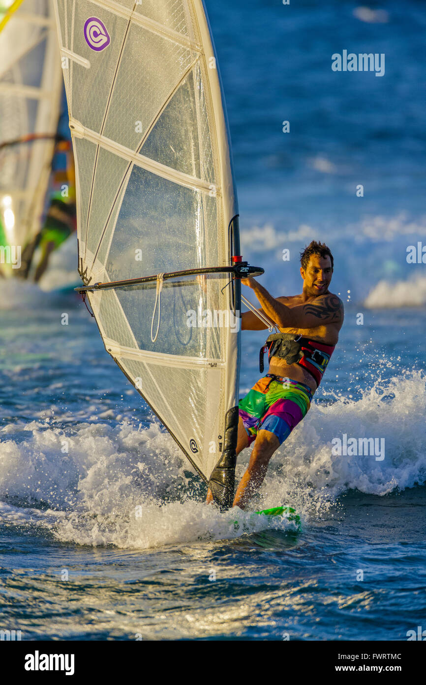 Windsurfing waves hi-res stock photography and images - Alamy