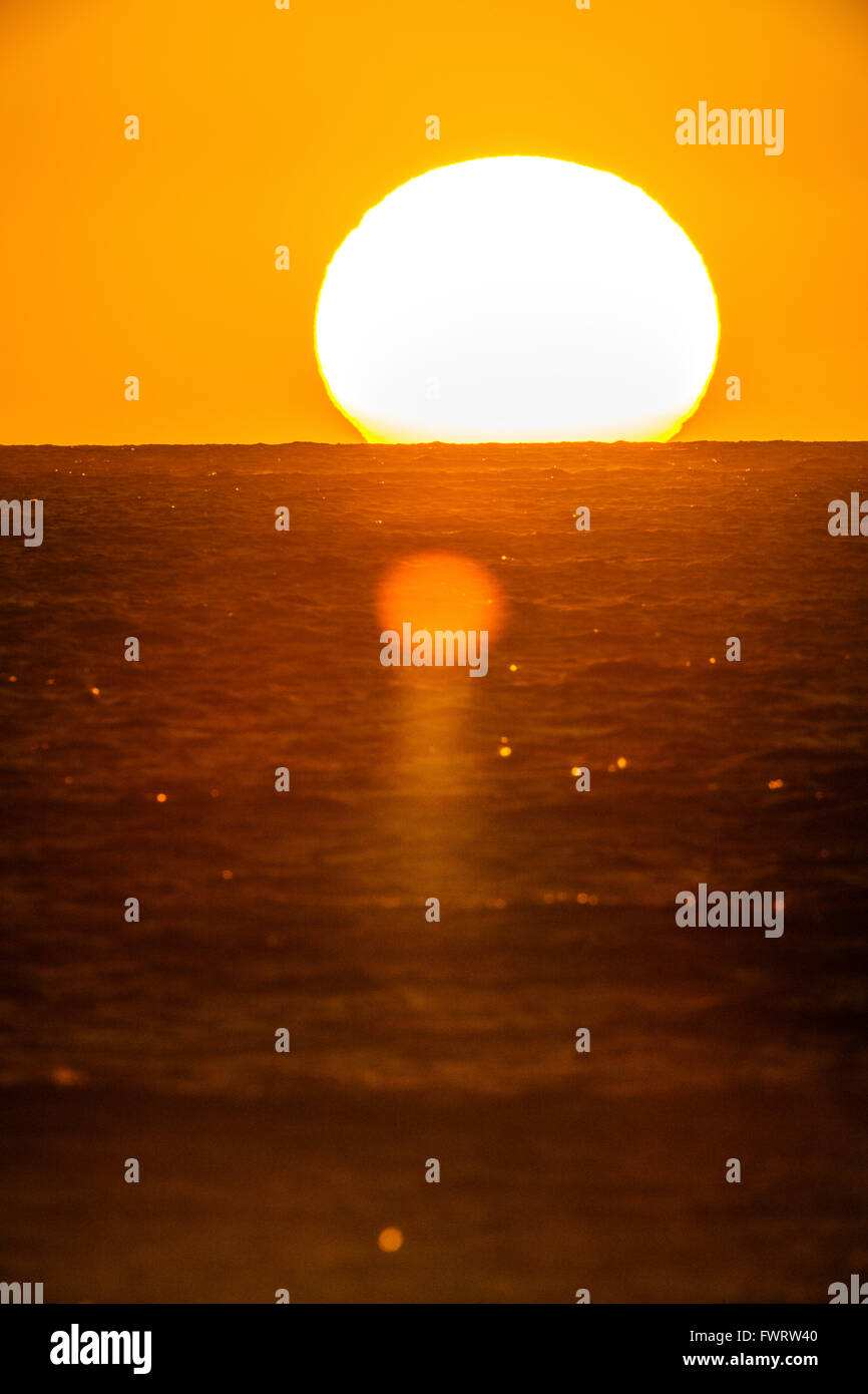 Sunset over Maui Stock Photo - Alamy