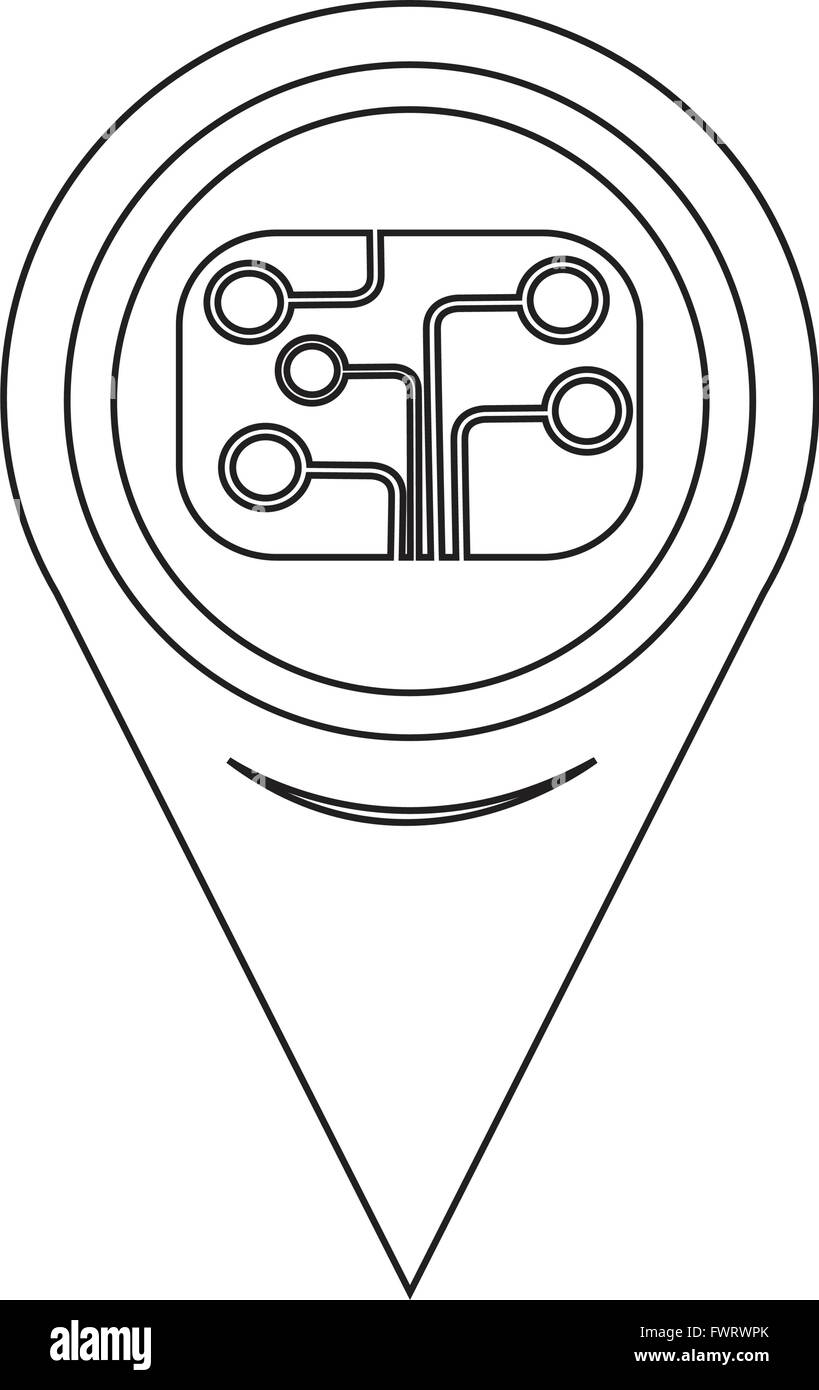 Circuit map Black and White Stock Photos & Images - Alamy