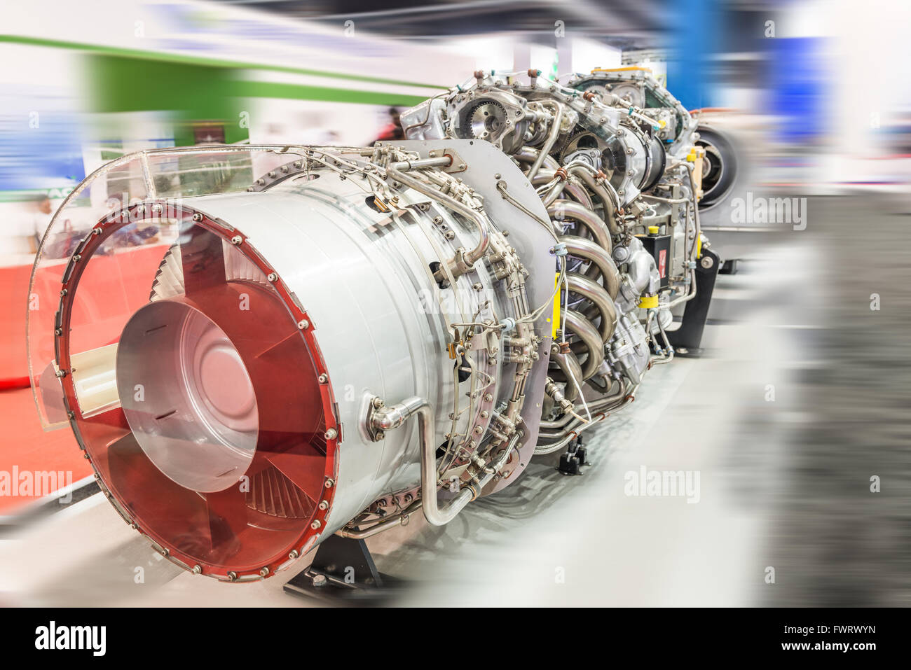 Show details jet engine at Singapore air show 2016 Stock Photo - Alamy