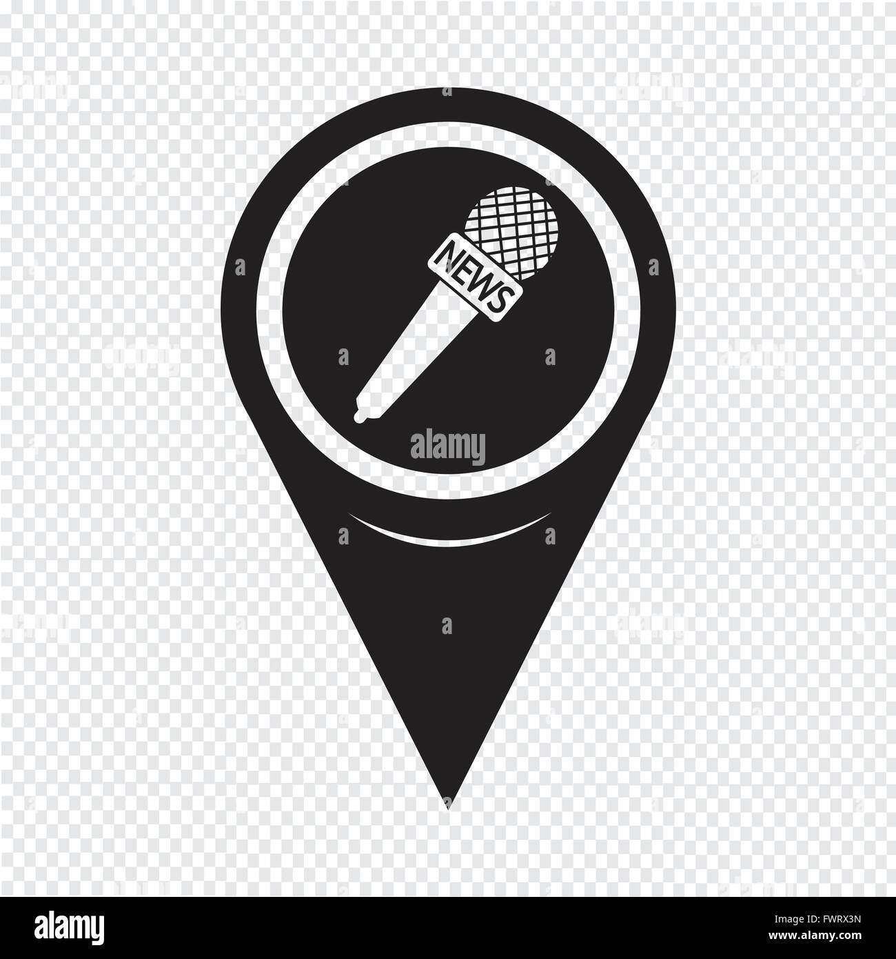 Vector wired microphone icon hi-res stock photography and images - Alamy