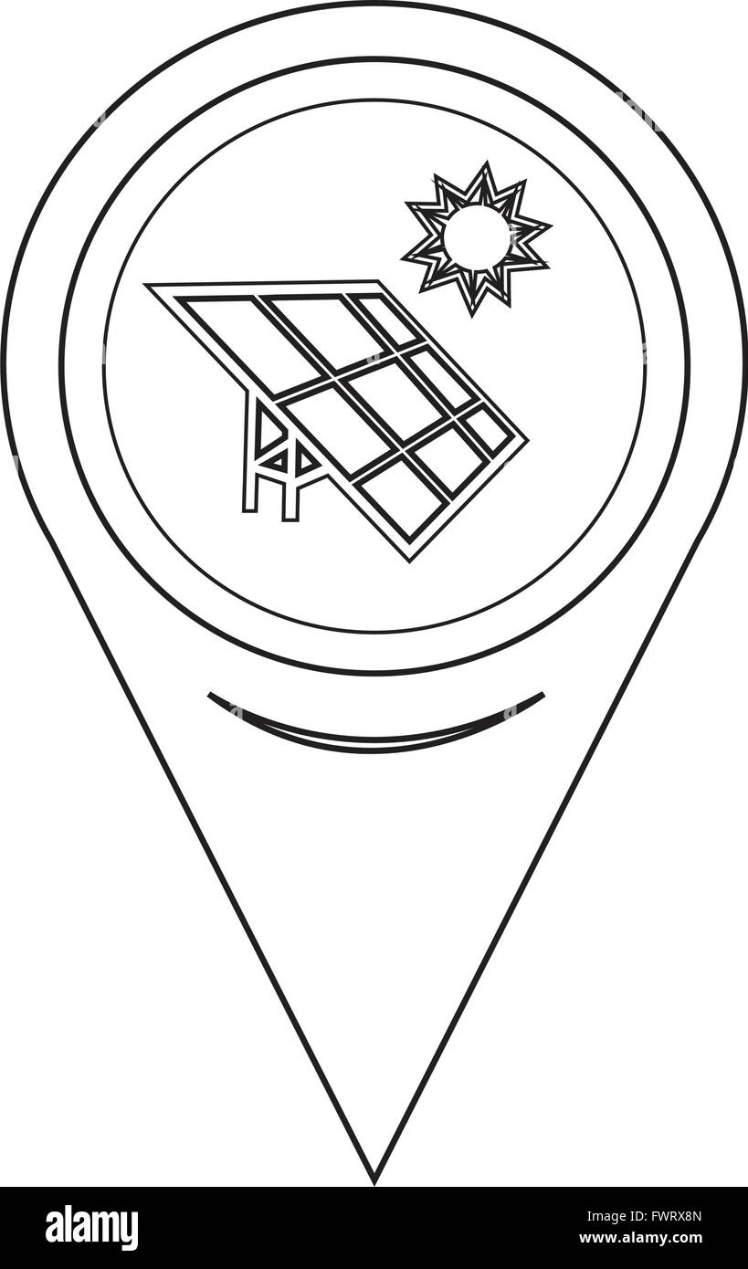 Solar resource map Black and White Stock Photos & Images - Alamy