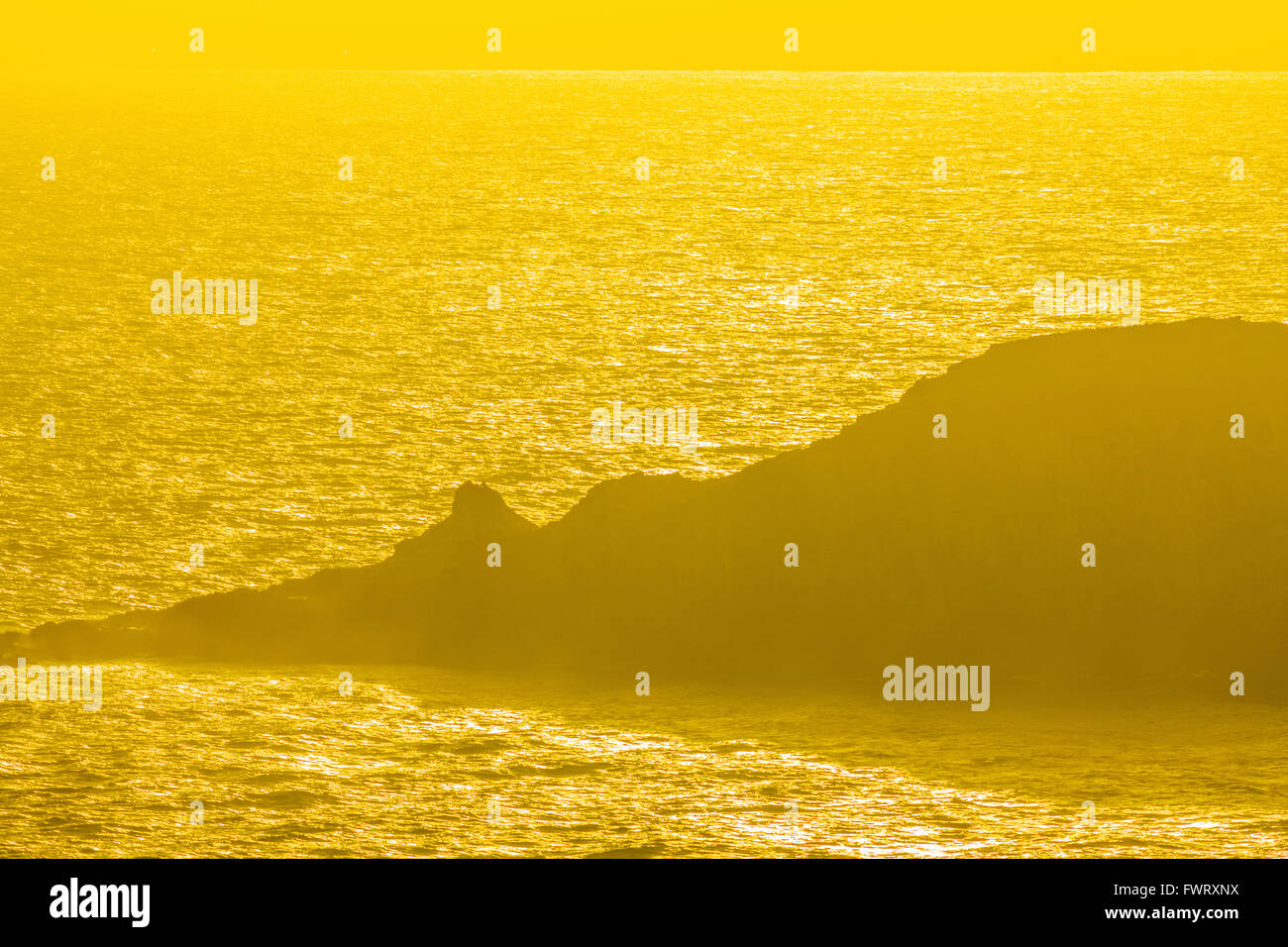Hazy yellow hi-res stock photography and images - Alamy