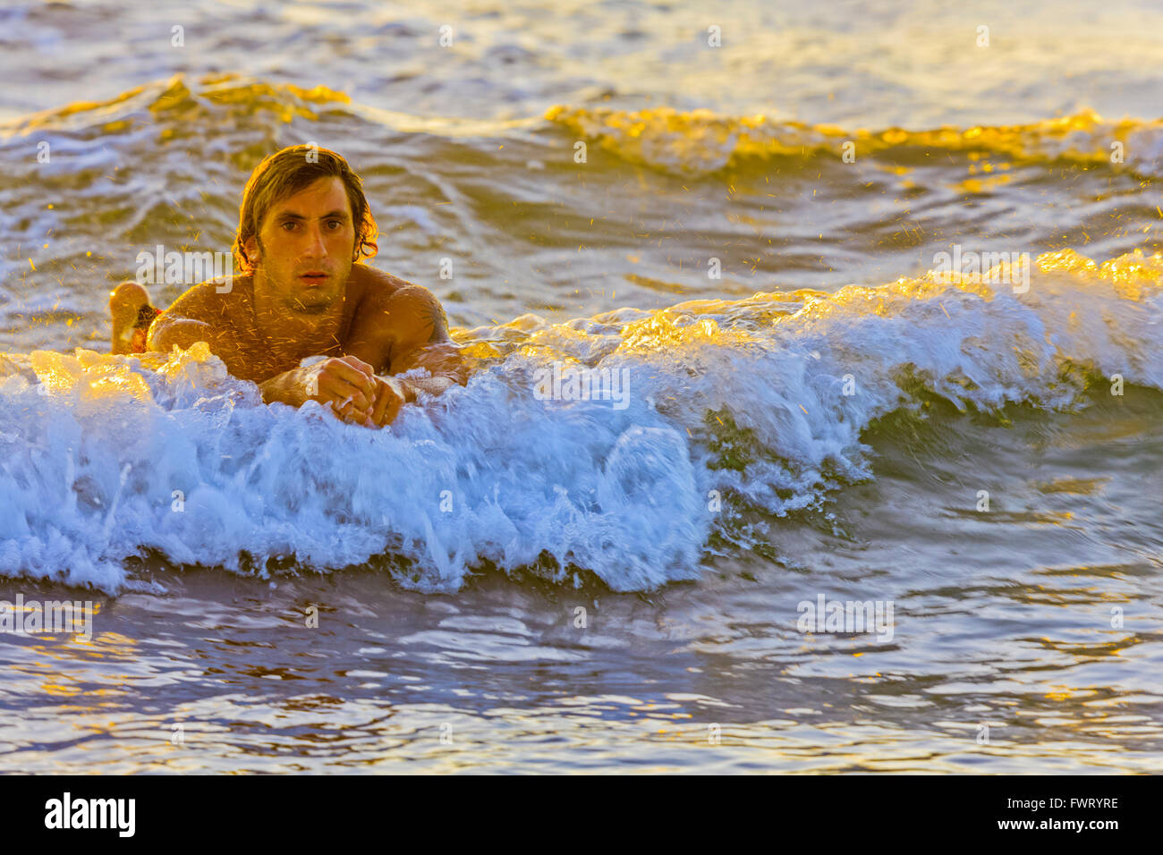 Body surfing in hawaii hi-res stock photography and images - Alamy