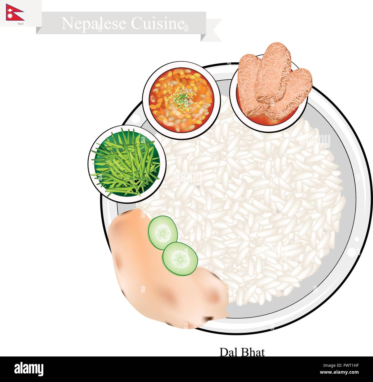 Nepal chicken Stock Vector Images - Alamy