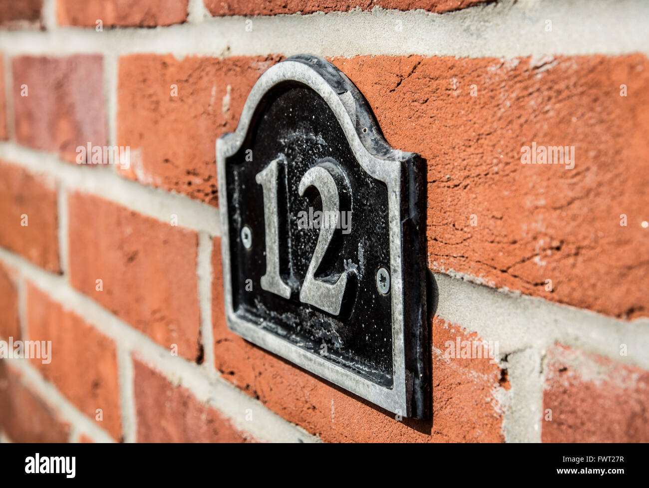 House number plaque hi-res stock photography and images - Alamy