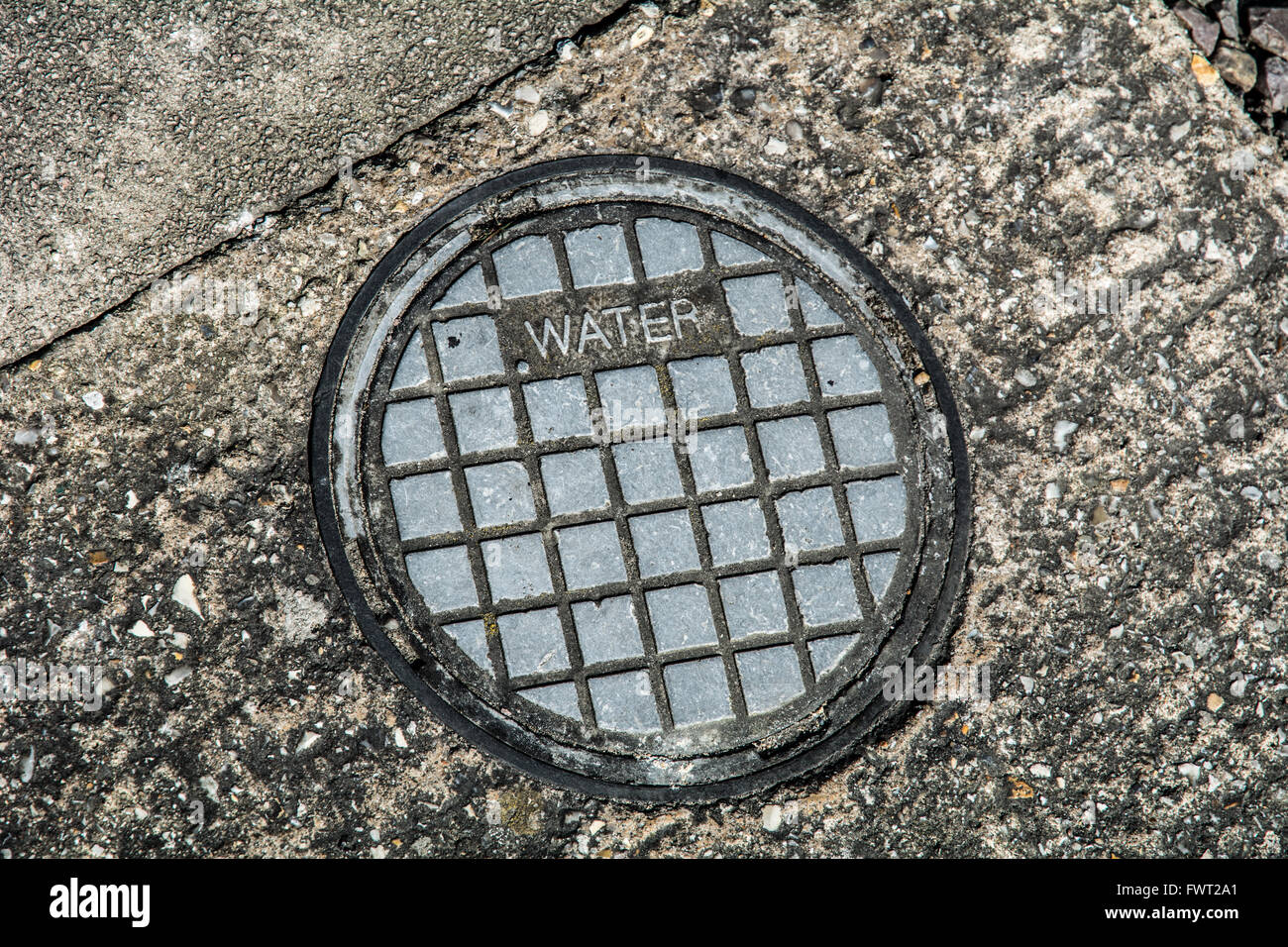 A water drain cover Stock Photo - Alamy