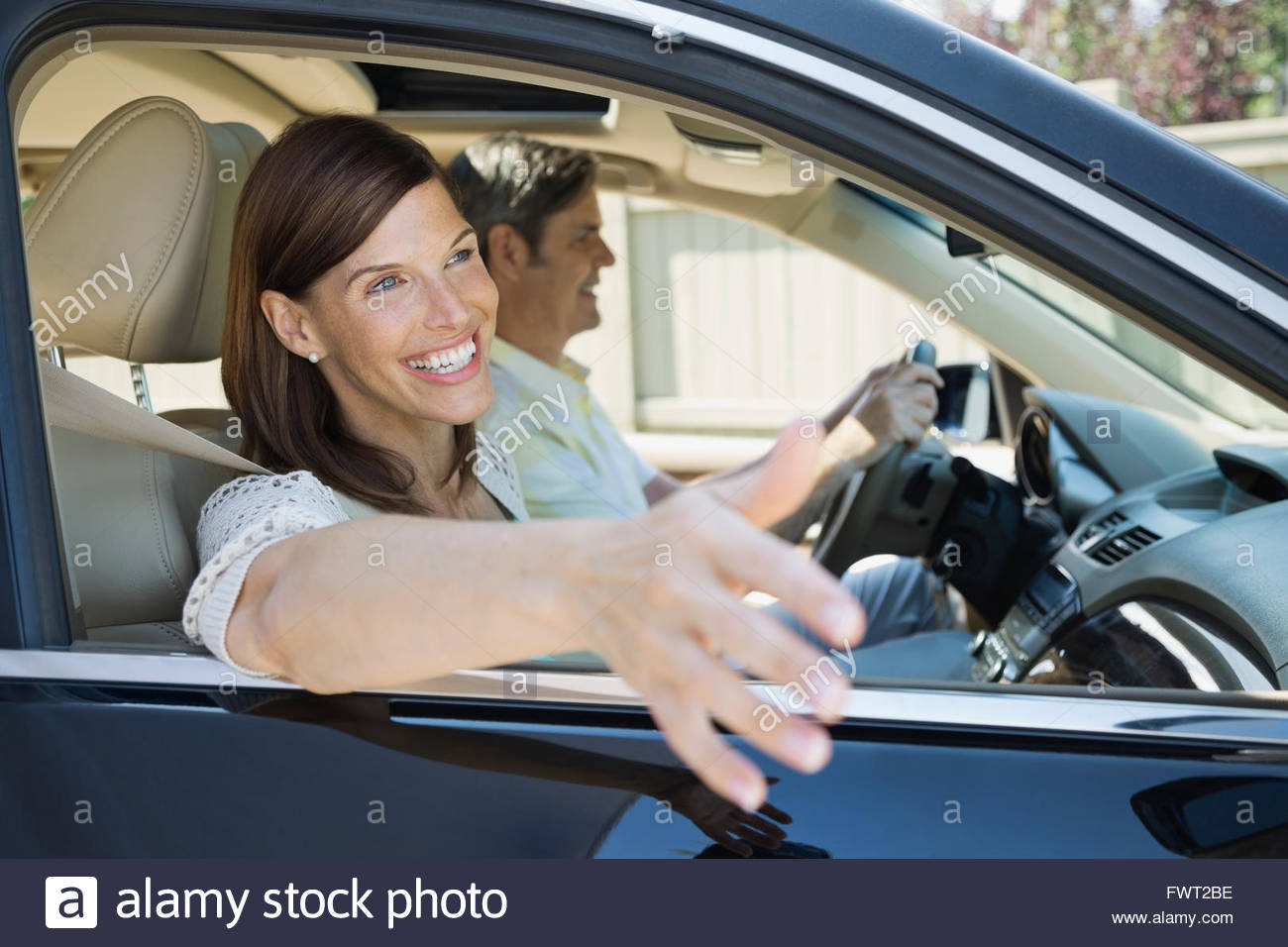 Car front seat side view hi-res stock photography and images - Alamy