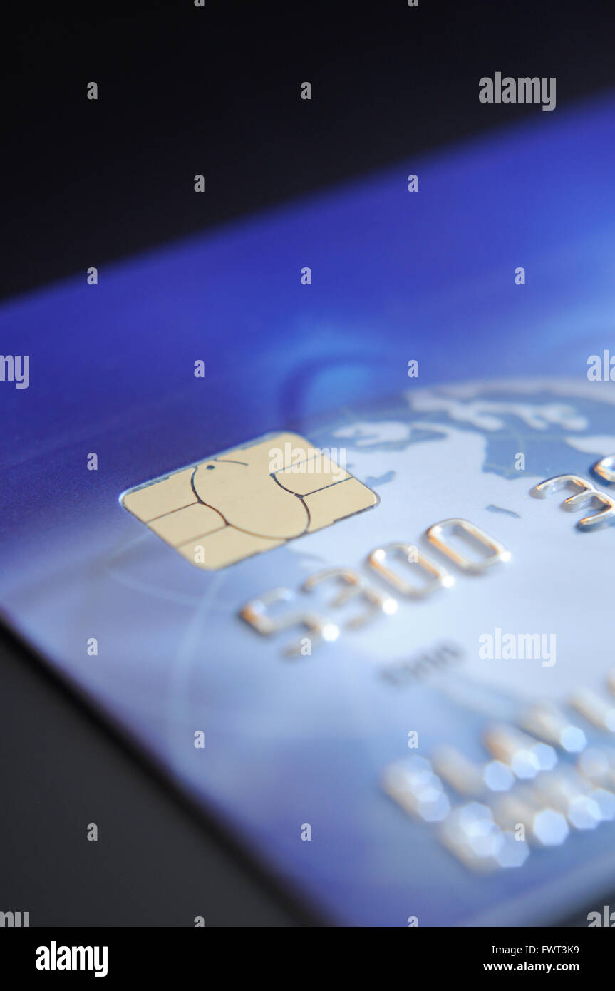 Credit card chip Stock Photo - Alamy