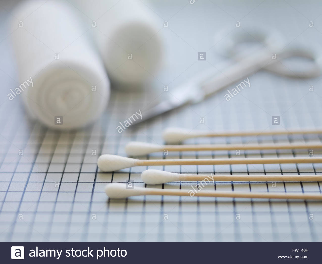 Cotton swab table hi-res stock photography and images - Alamy