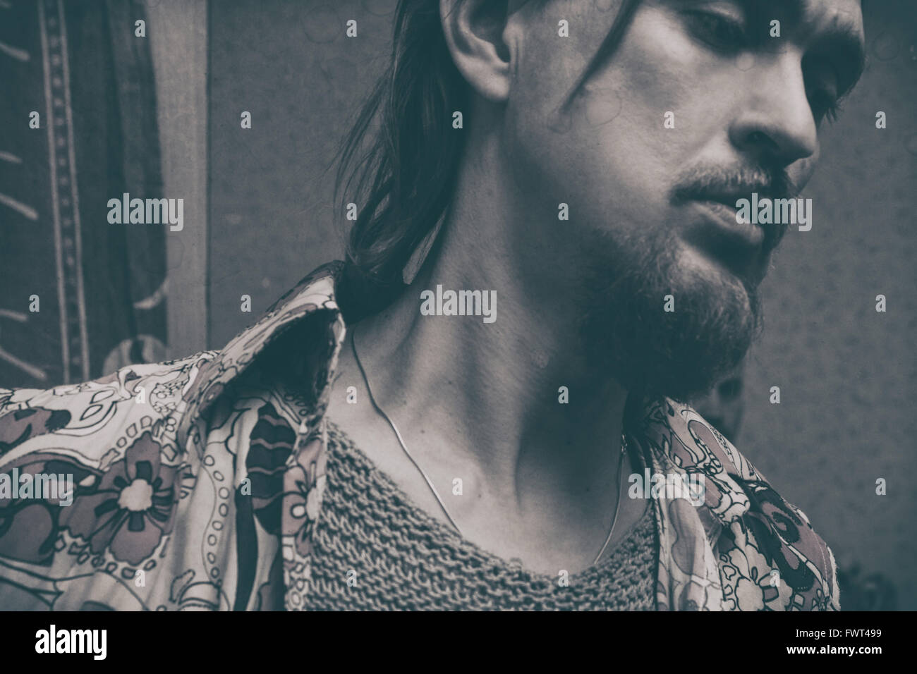 Strange man face close up hi-res stock photography and images - Alamy