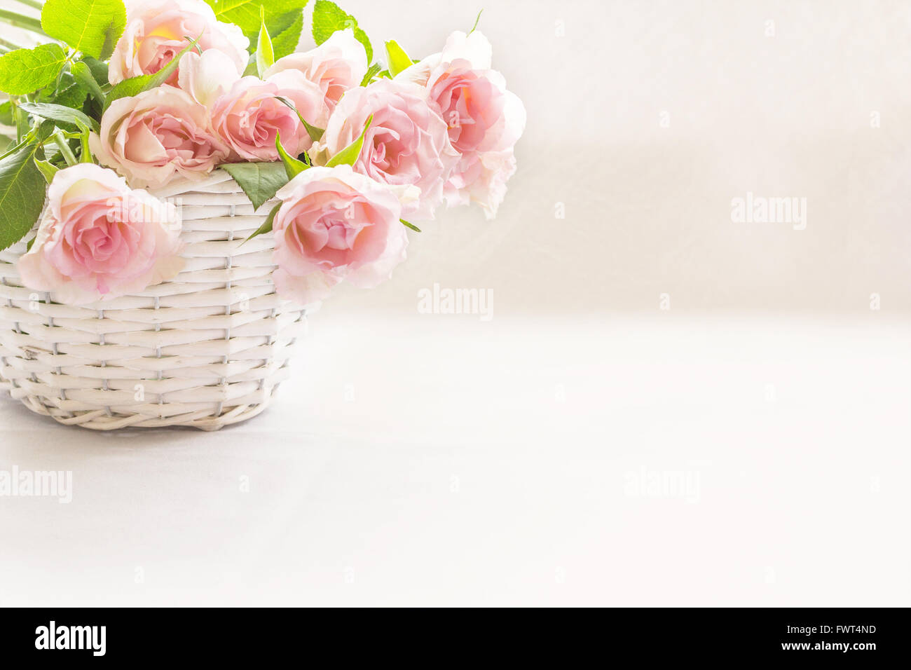White rose in a bunch of flowers hi-res stock photography and images ...